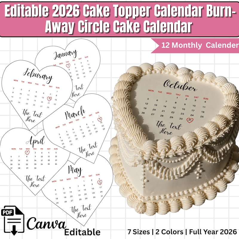 2026 Calendar July - Etsy