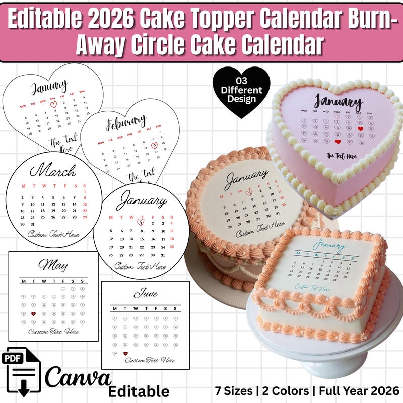 Personalized Calendar 2026 - Etsy