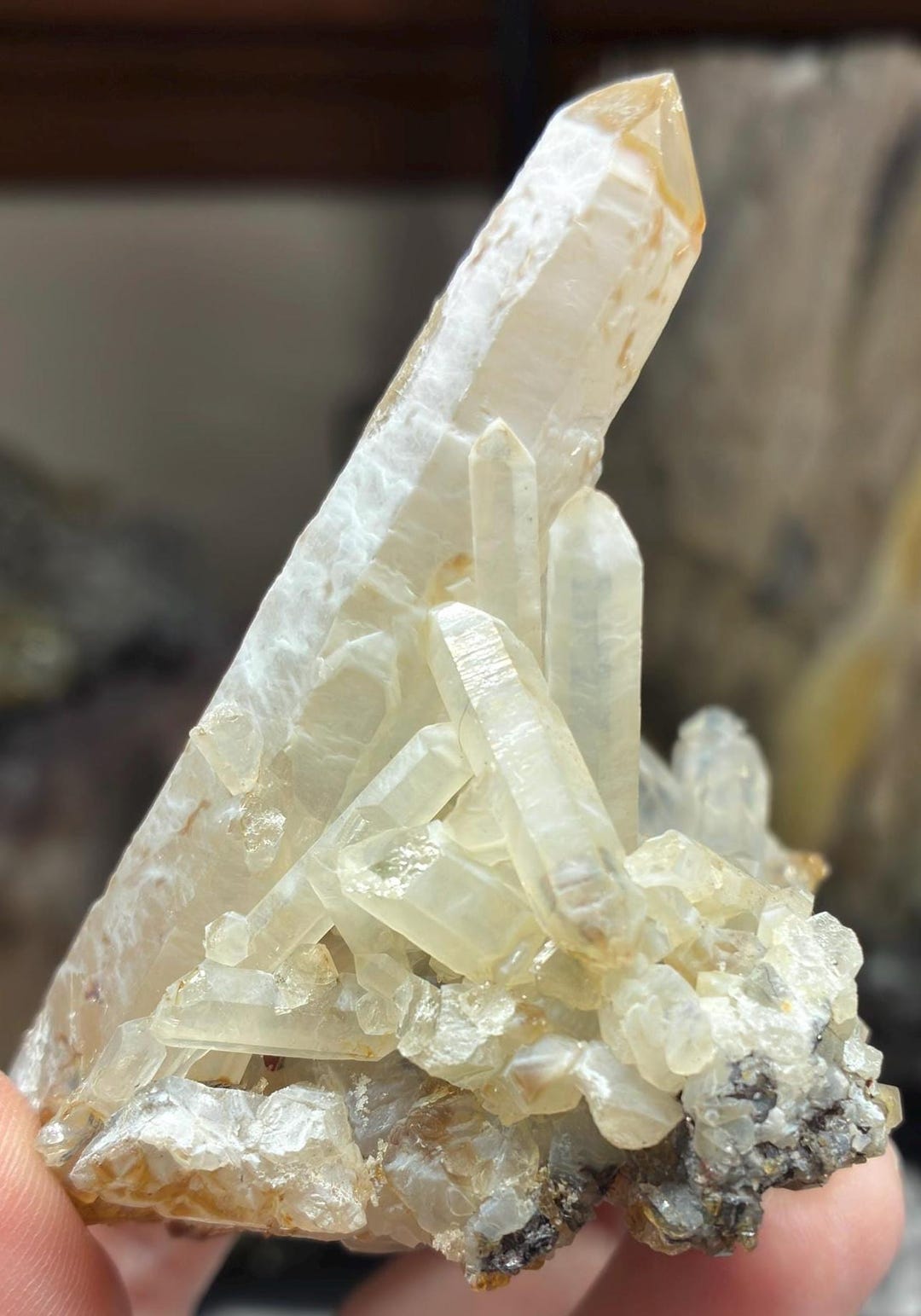 Tibetan Quartz Cluster With Sugar-coated Crystals — 86g — Himalayan ...