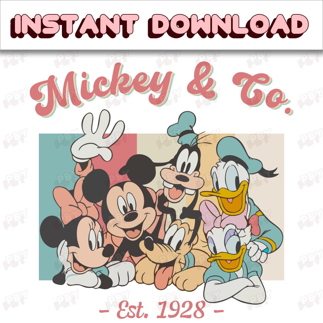 Mouse & Friends, PNG, Cute, Cartoon, Characters, Christmas, Halloween ...