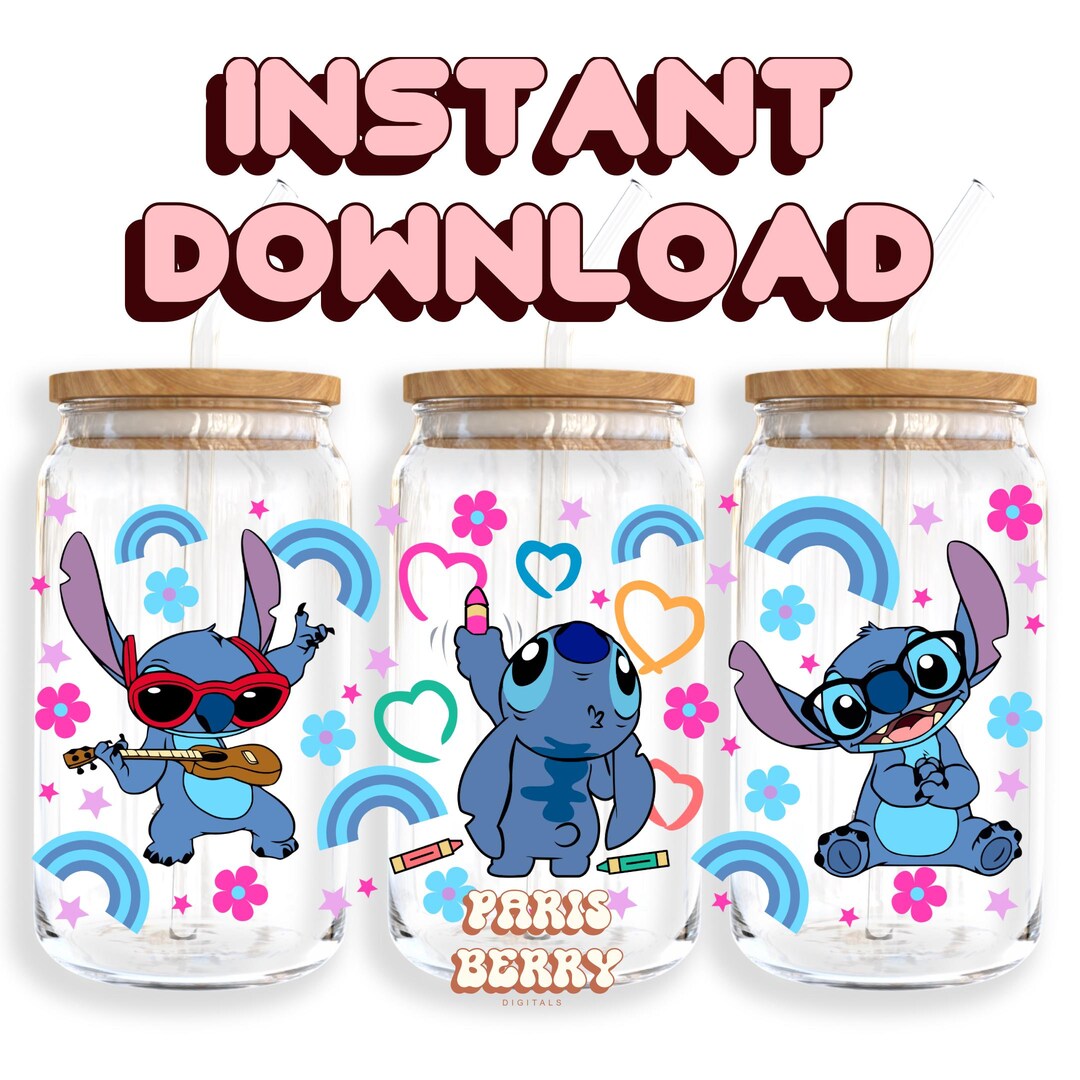 Cute Blue Playtime, 16oz Wraps, Cartoon, Characters, Christmas ...