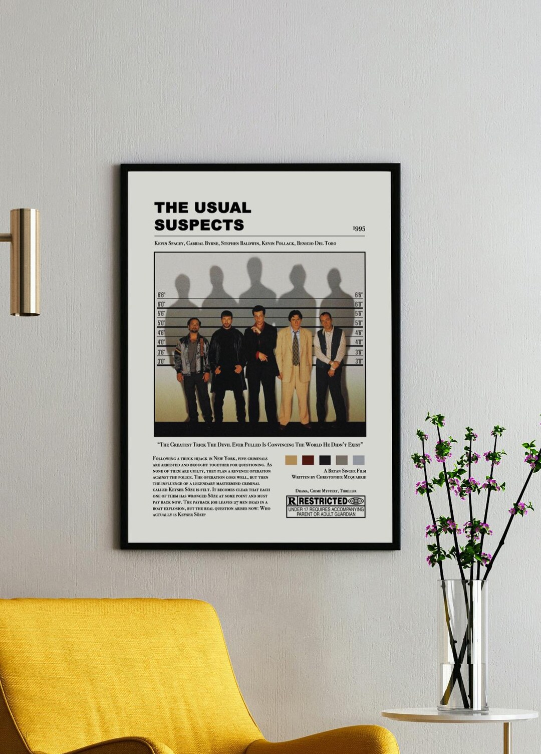 The Usual Suspects Poster - Movie Poster - 1 Piece Poster - Etsy