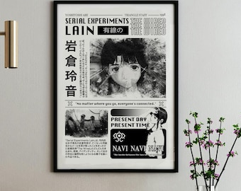 Serial Experiments Lain Art Print - Etsy