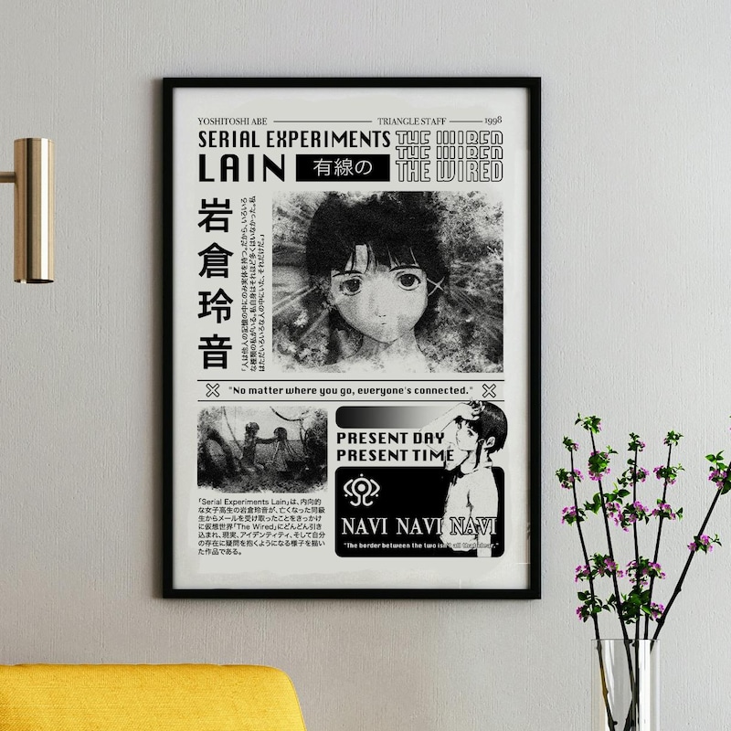 Lain Wall Art - Etsy UK