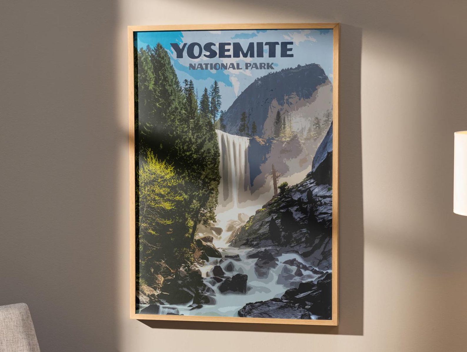 Yosemite National Park - Vintage Travel Poster - American National ...