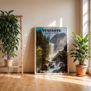 Yosemite National Park - Vintage Travel Poster - American National ...