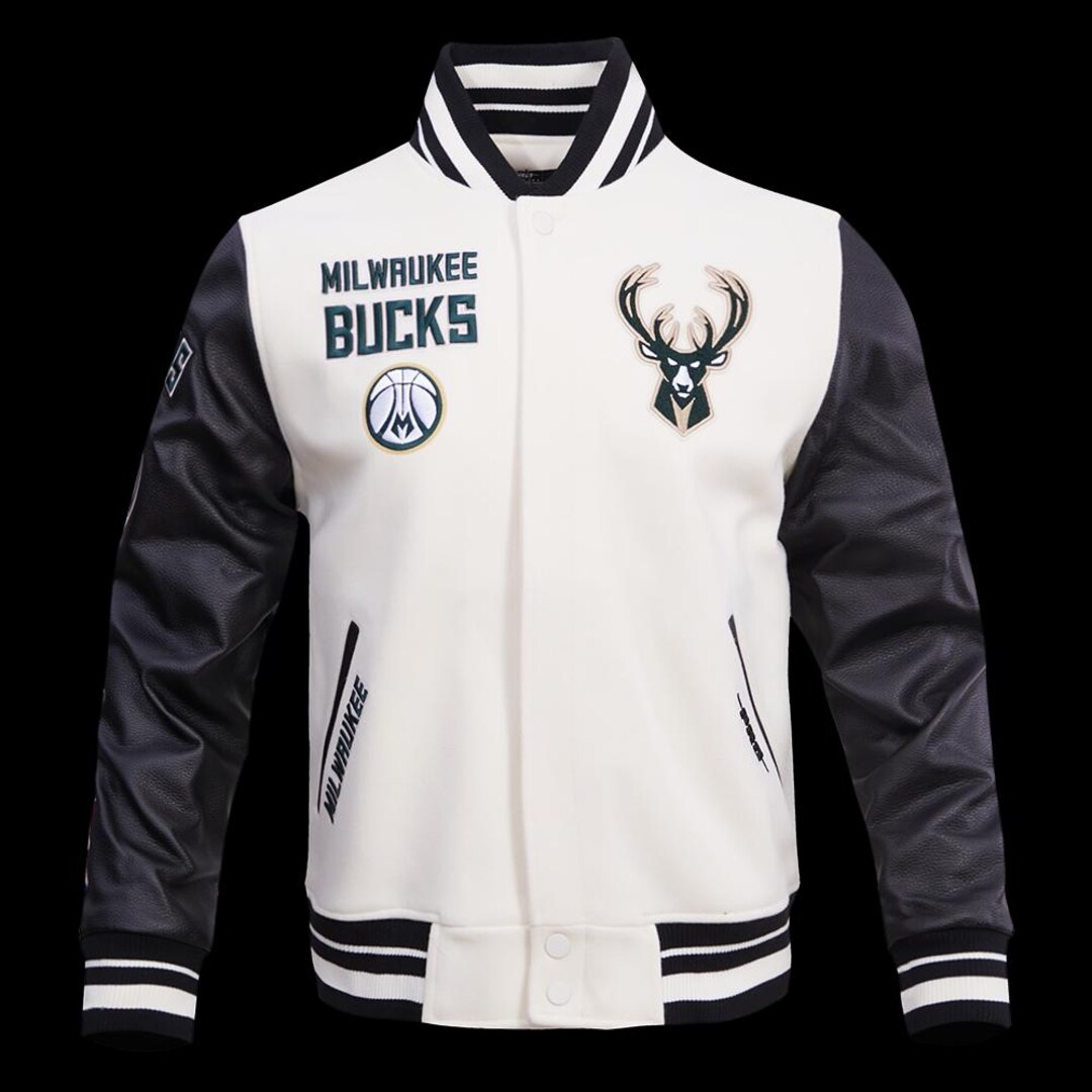 Milwaukee Bucks Retro Classic Rib Wool Varsity Jacket - Etsy