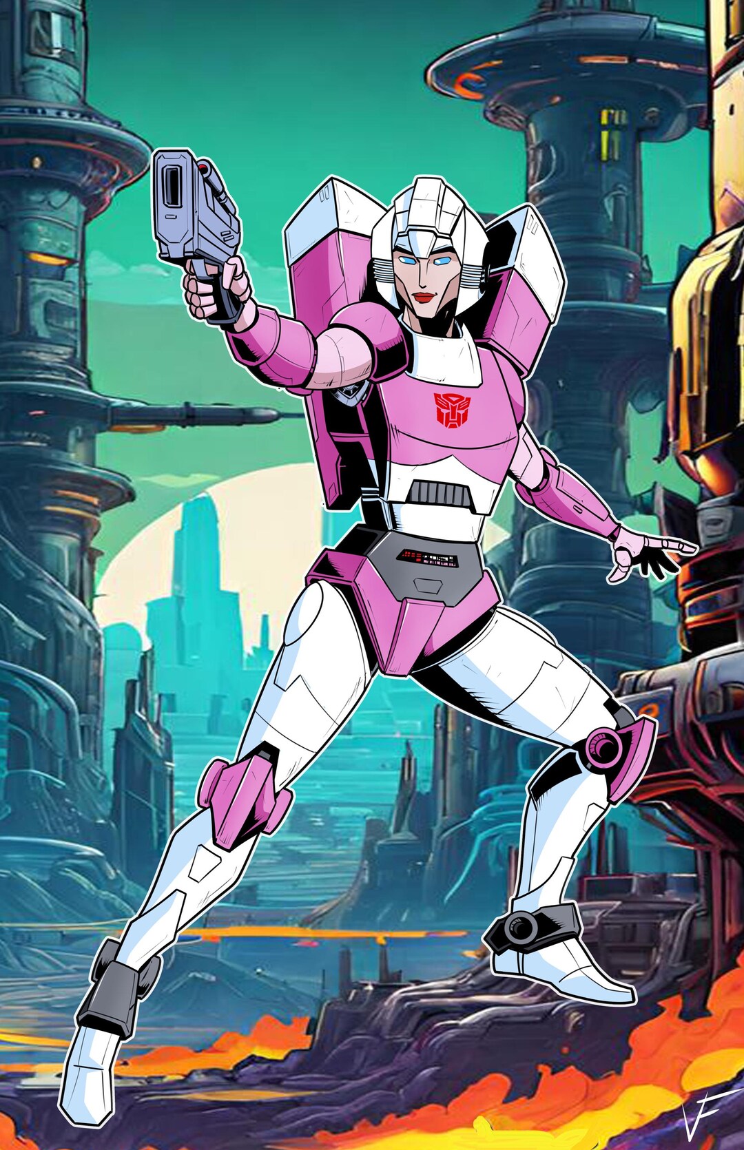 Digital Art Print - Arcee - Etsy