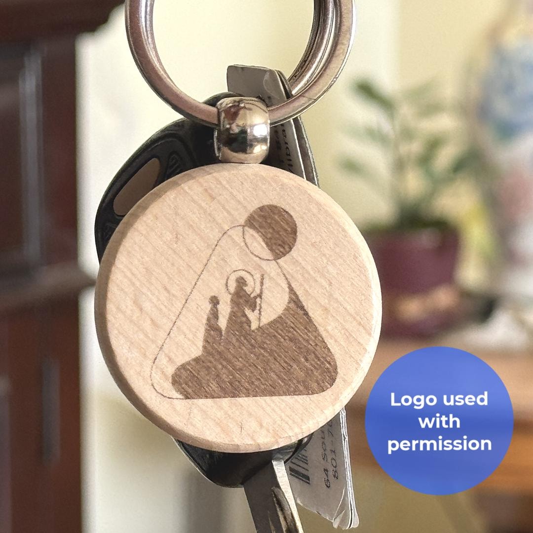 2026 LDS Youth Theme Keychain | Walk With Me Wooden Keychain | LDS ...