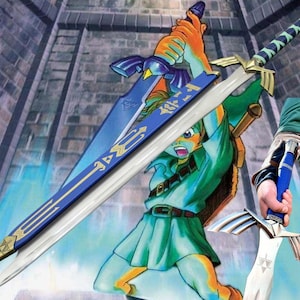 FULL TANG Carbon Steel Master Sword SHARPENED Skyward Limited Edition ...