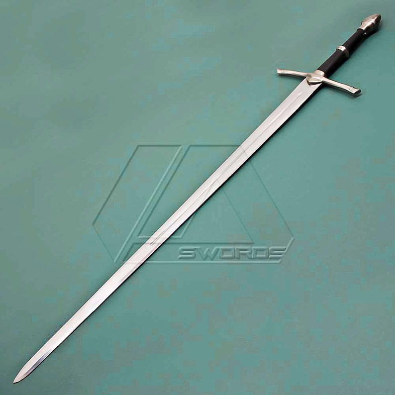 Aragorn Strider Ranger Sword (black Color) With Knife Fully Handmade ...