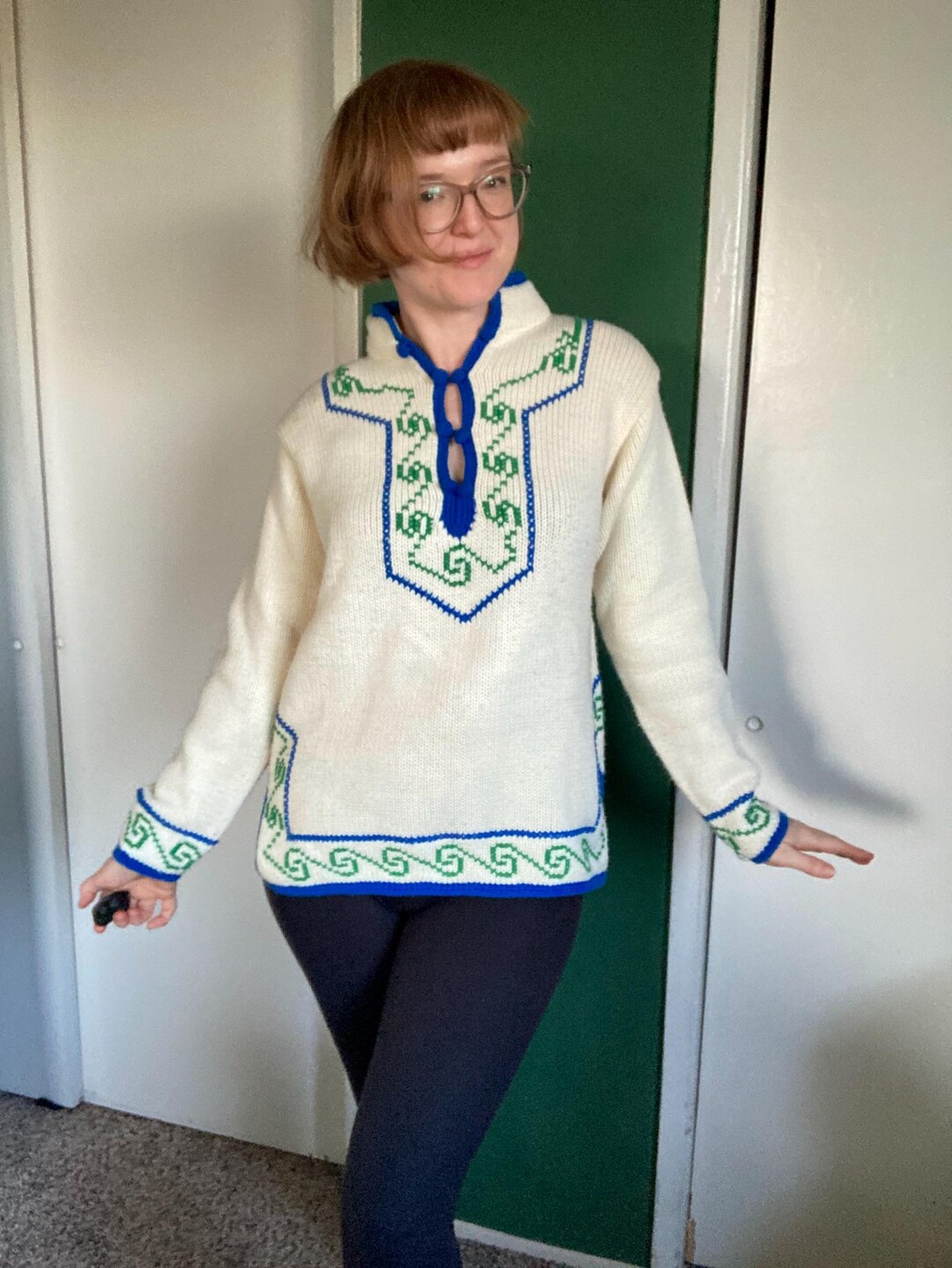 Beach Boys Vintage 1960s / Early 1970s Womens Kimlon Thick Knitted ...