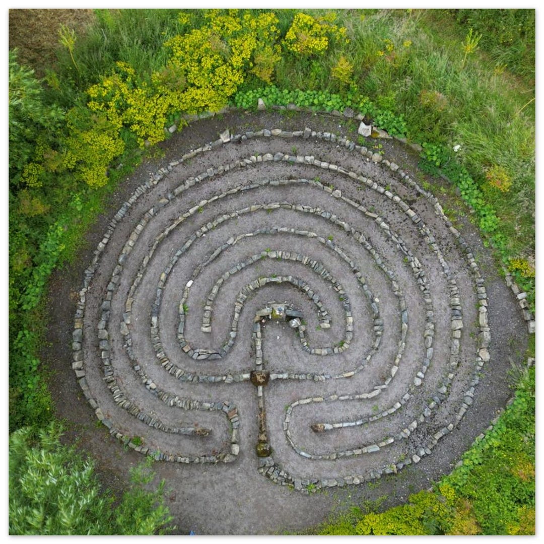 Stone Labyrinth, Somerset, UK - Etsy