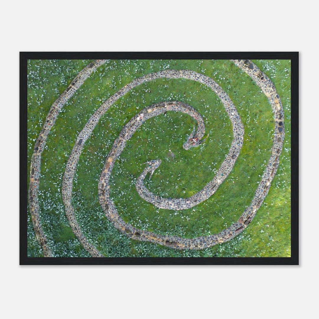 Dual Spiral Dragon Labyrinth - Etsy