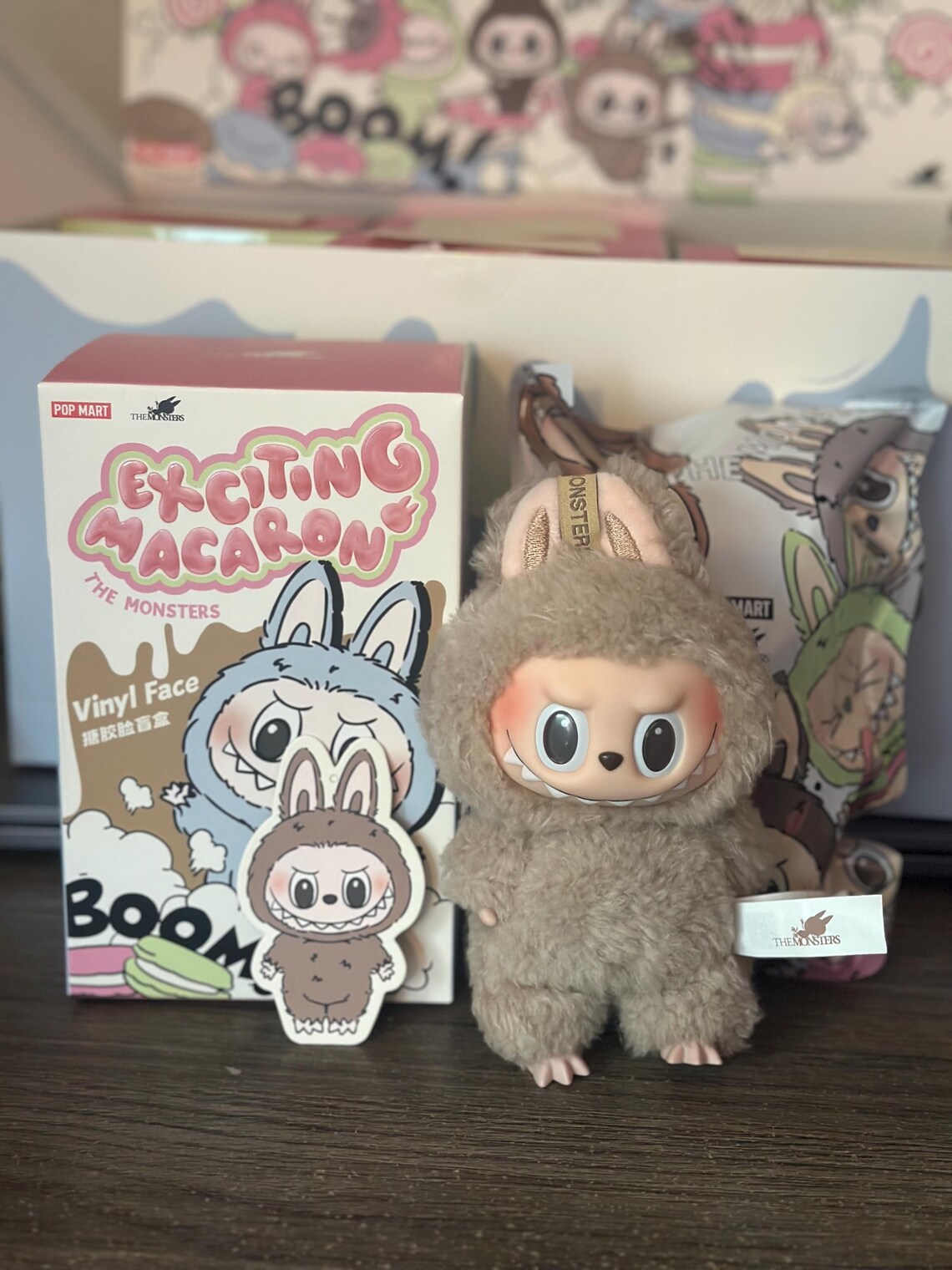 Authentic POPMART LABUBU - Toffee Macaron - Etsy