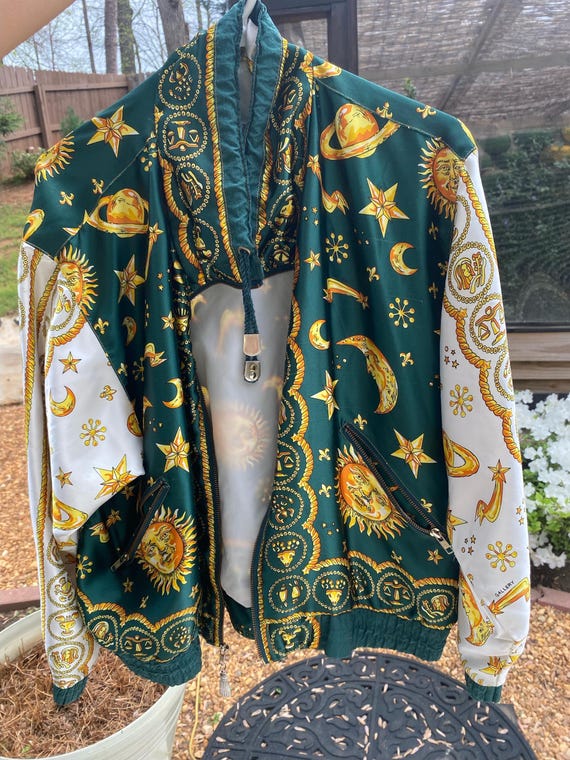 Vintage Sun Moon Planets Zodiac Signs - Jacket - Gem