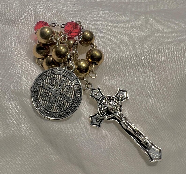 The Holy Rosary | 1-decade Pocket Rosary | Chain & Wire - Etsy