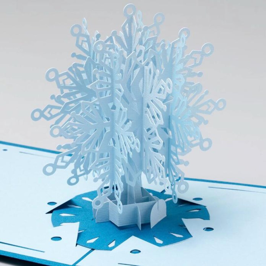 Snowflake Christmas Pop up Card, Christmas Card Gift for Him, Gift for ...