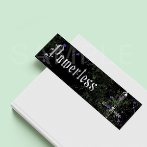 Powerless Printable Bookmarks - Etsy
