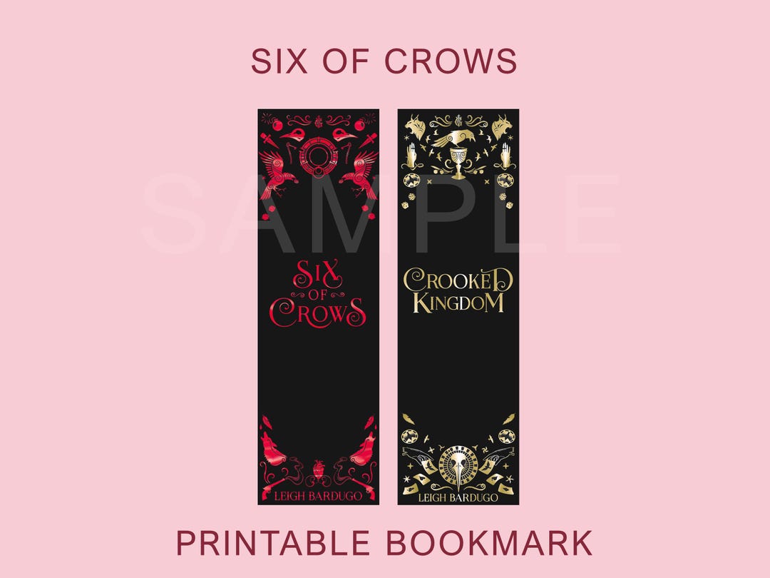 Six of Crows Duology Printable Bookmarks - Etsy