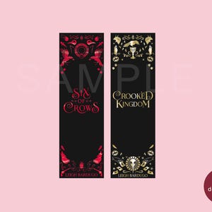 Six of Crows Duology Printable Bookmarks - Etsy