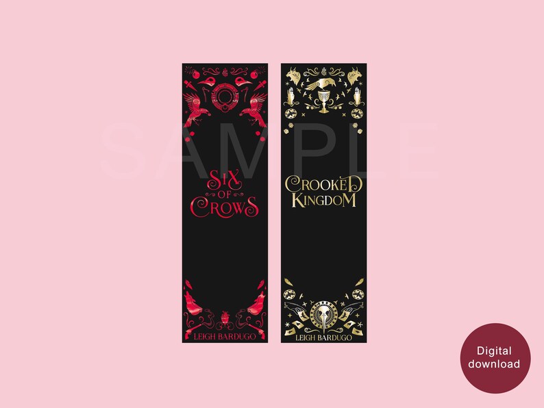 Six of Crows Duology Printable Bookmarks - Etsy