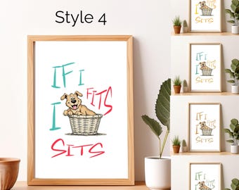 Funny Dog Posters Hilarious Cute Dog Posters for Dog Lovers Perfect ...