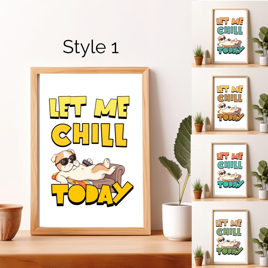 Funny Dog Quote Poster for Pet Lovers – Perfect Wall Art for Dog-themed ...