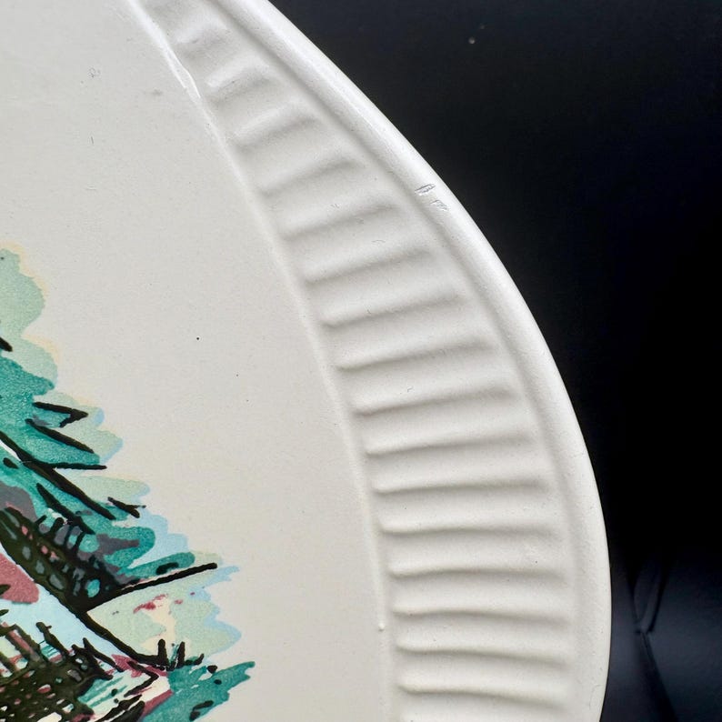 Vintage Edelkeramik German Cake Plate Black Forest Scene 1950s - Etsy