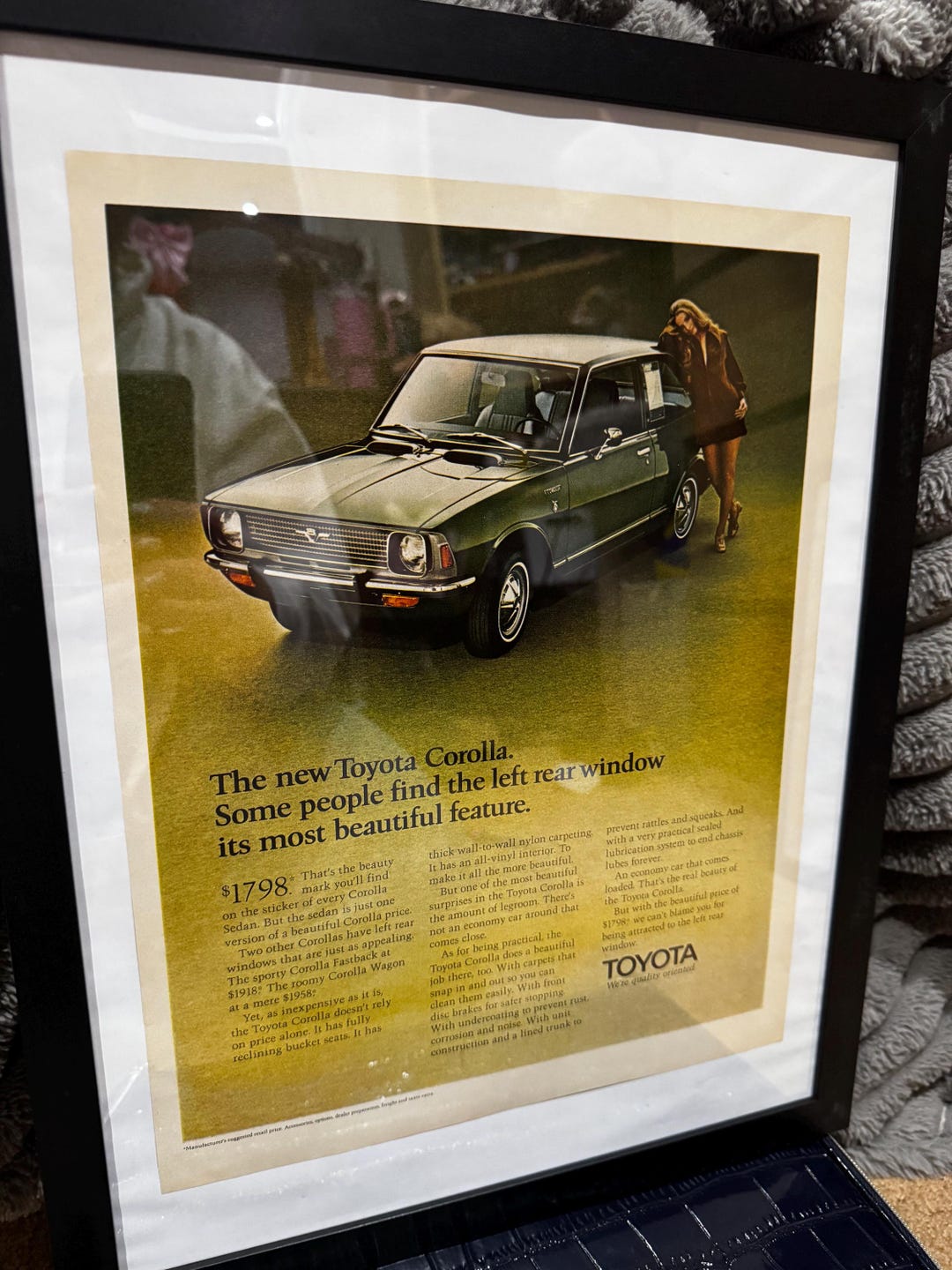 Vintage 1971 Toyota Corolla Poster - Etsy