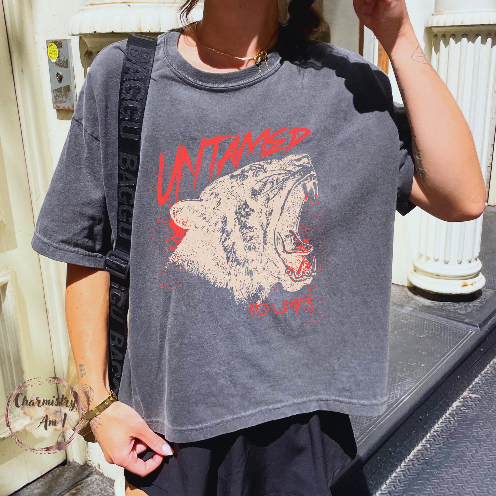 Untamed No Limits Graphic Tee – Boxy Crop Tee, Edgy Feminist ...