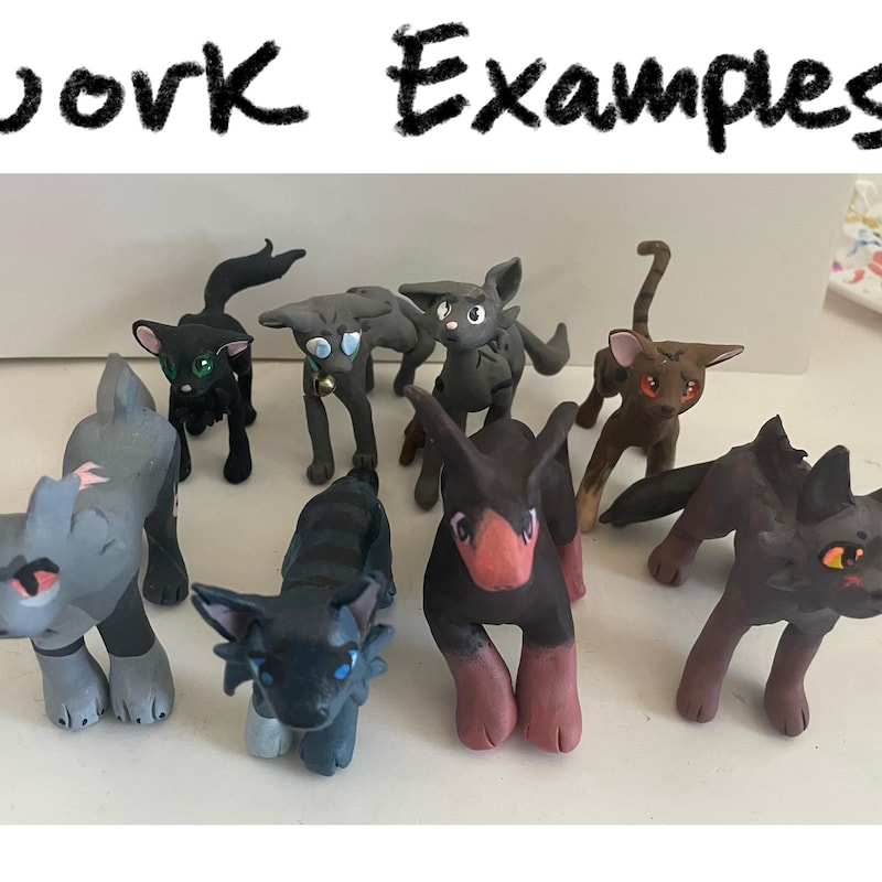 Warrior Cats Mini Figure - Etsy UK