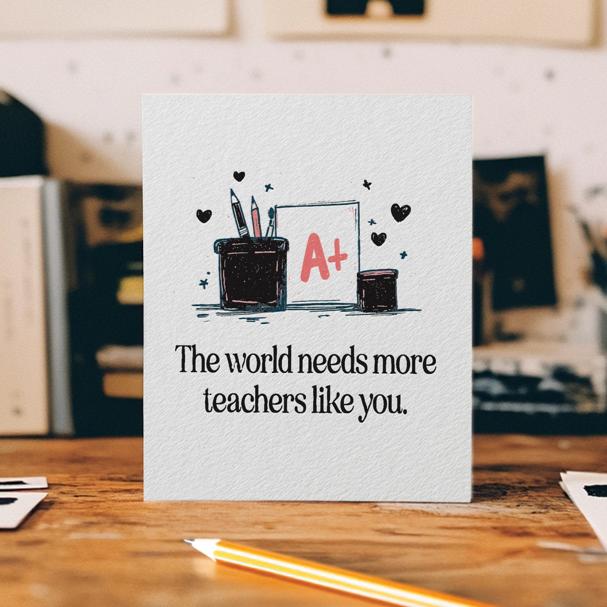 Teacher Appreciation Card for End of Year, Funny Thank You for Educator ...