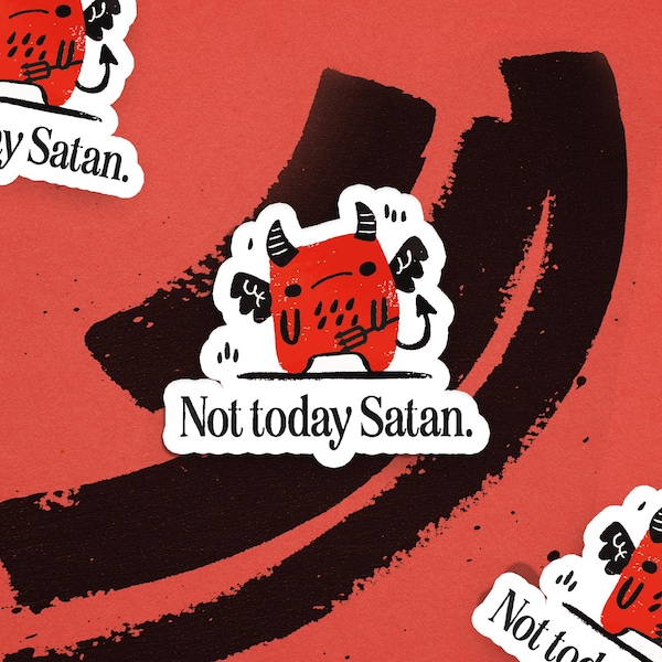 Not Today Satan - Etsy