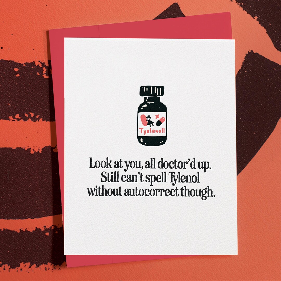 Funny Doctor Graduation Card, Snarky New Grad PA PHD Greeting, Funny ...