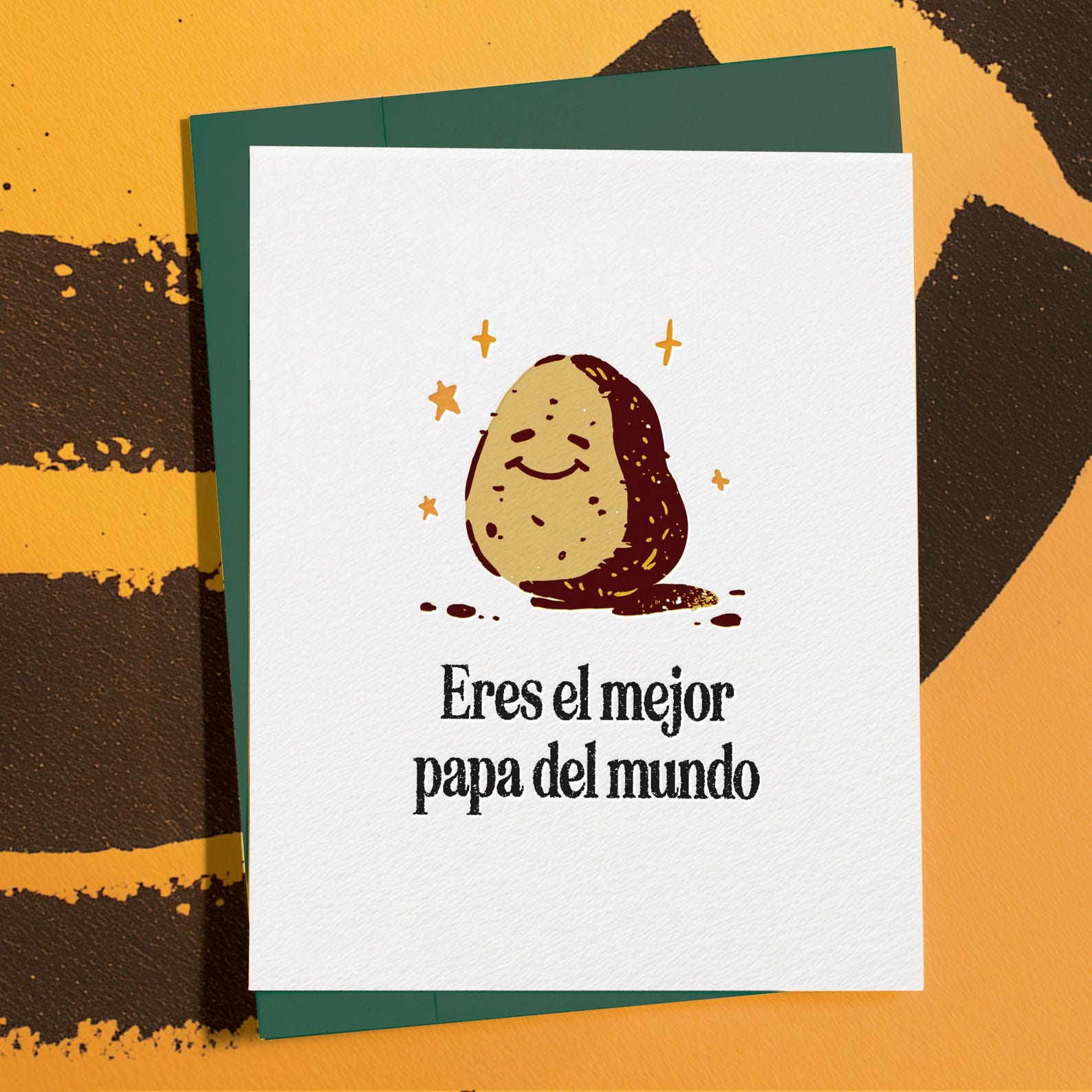 Spanish Father's Day Card, Punny Spanglish Greeting for Dad, the Best ...