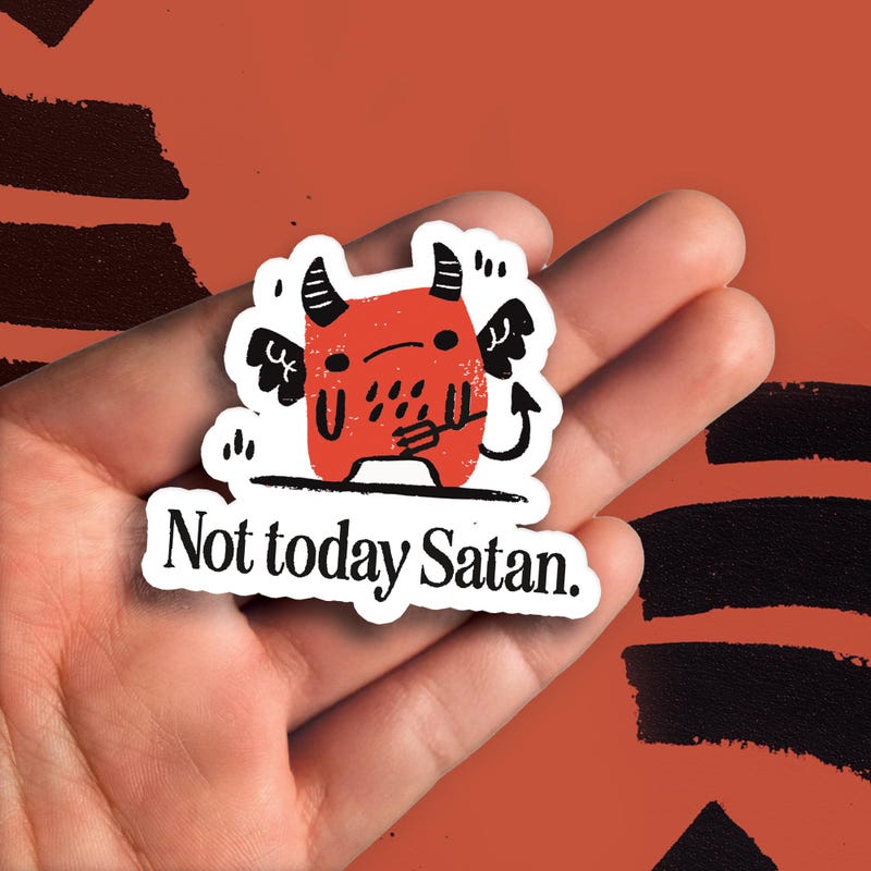 Not Today Satan - Etsy