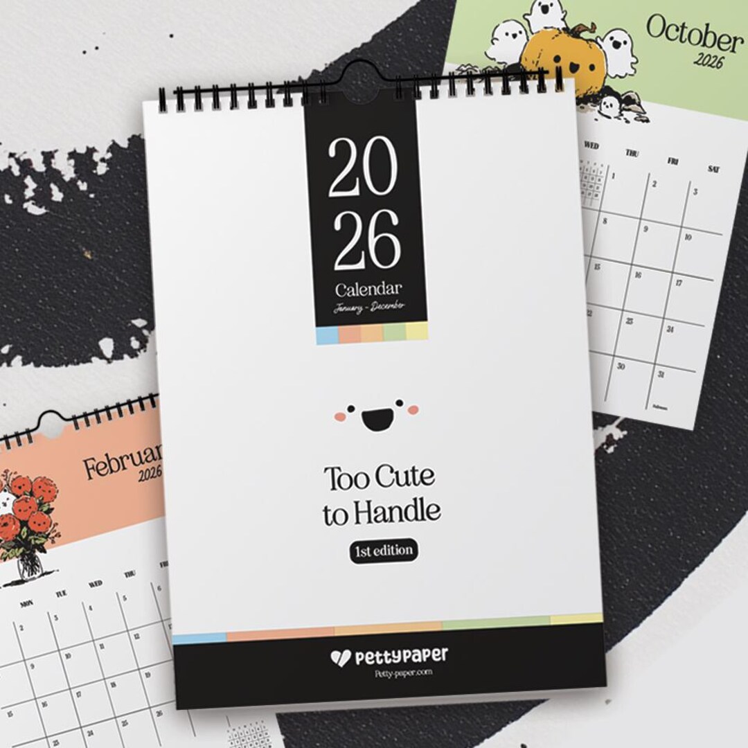 2026 Whimsical Kawaii Wall Calendar: Novelty Indie Gift (november ...