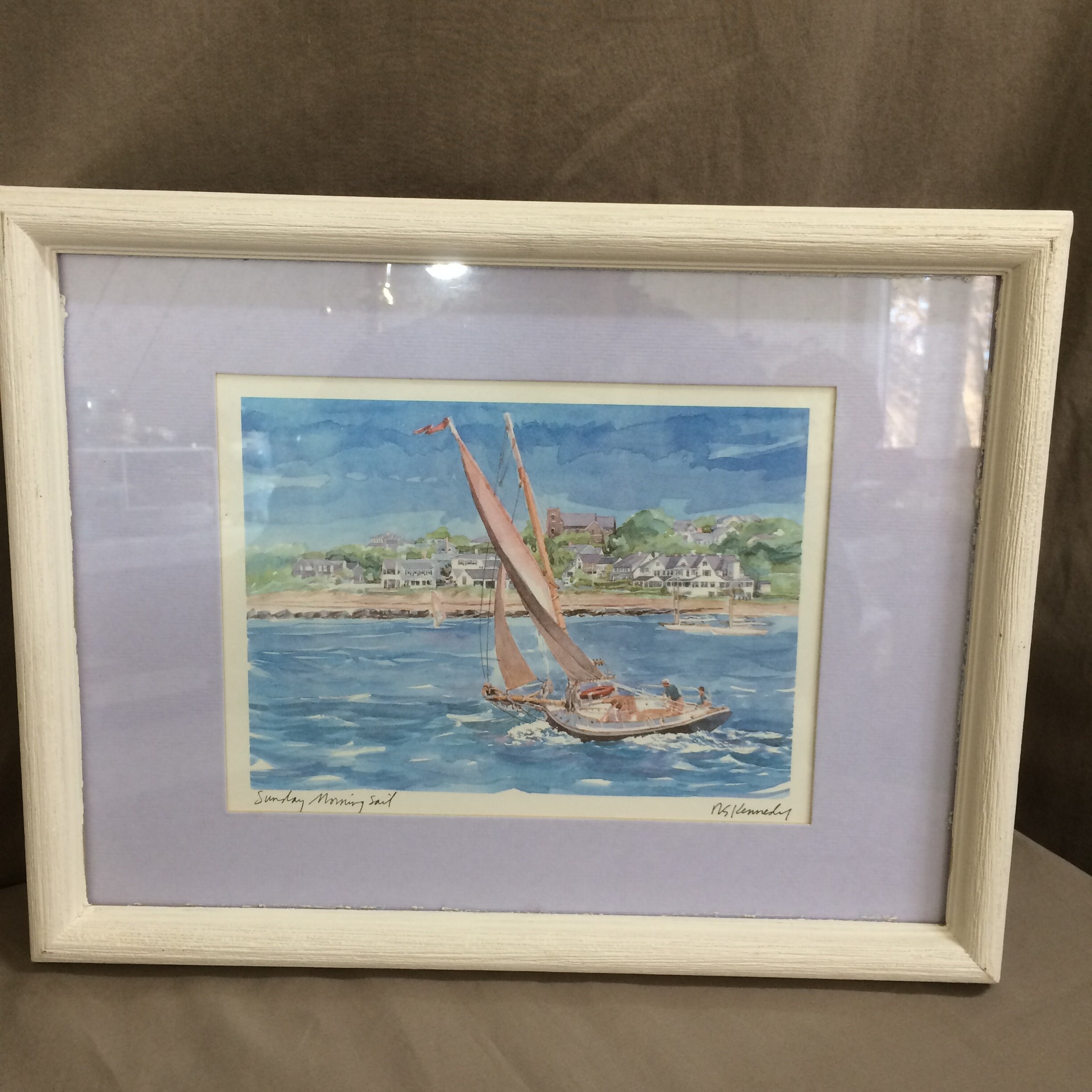 Robert Kennedy Signed Watercolor Print Professionally Framed Sunday ...