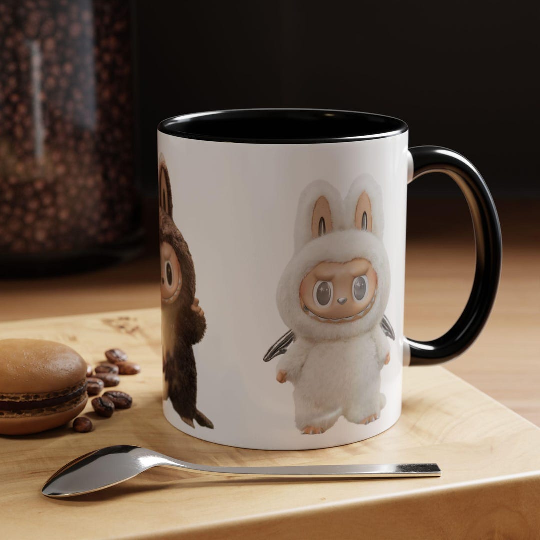 Ceramic Mug, Labubu Design - Cute Kawaii Coffee Cup, Adorable Tea Mug ...
