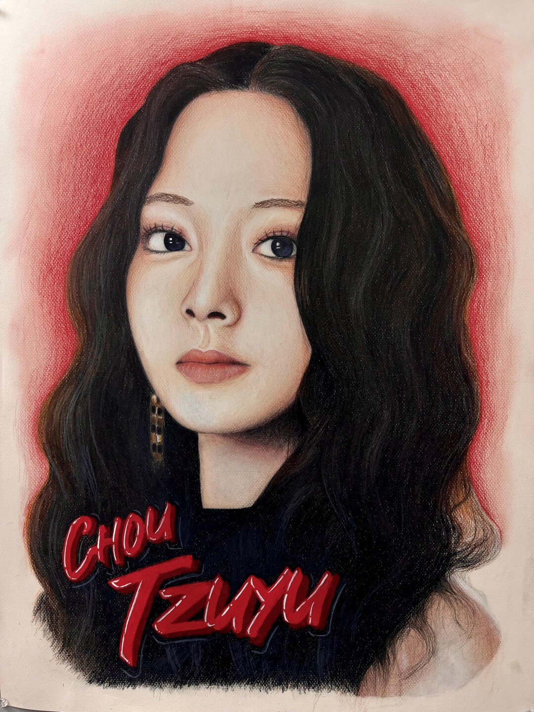 Twice (tzuyu) Celebrate Era / Full Color Draw Portrait - Etsy