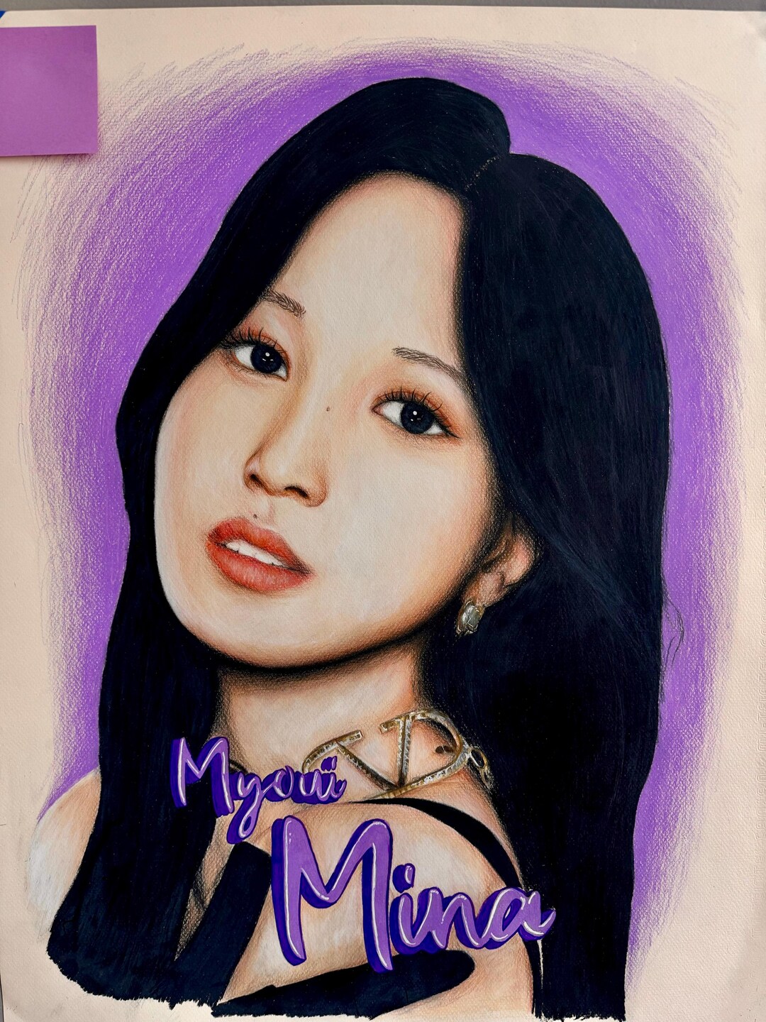 Twice (mina) Celebrate Era / Full Color Draw Portrait - Etsy