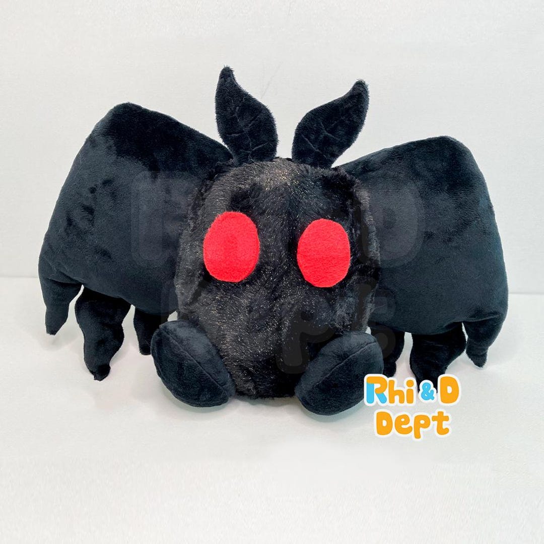 Jumbo Chibi Mothman Plush Stuffed Animal | HANDMADE TO ORDER - Etsy