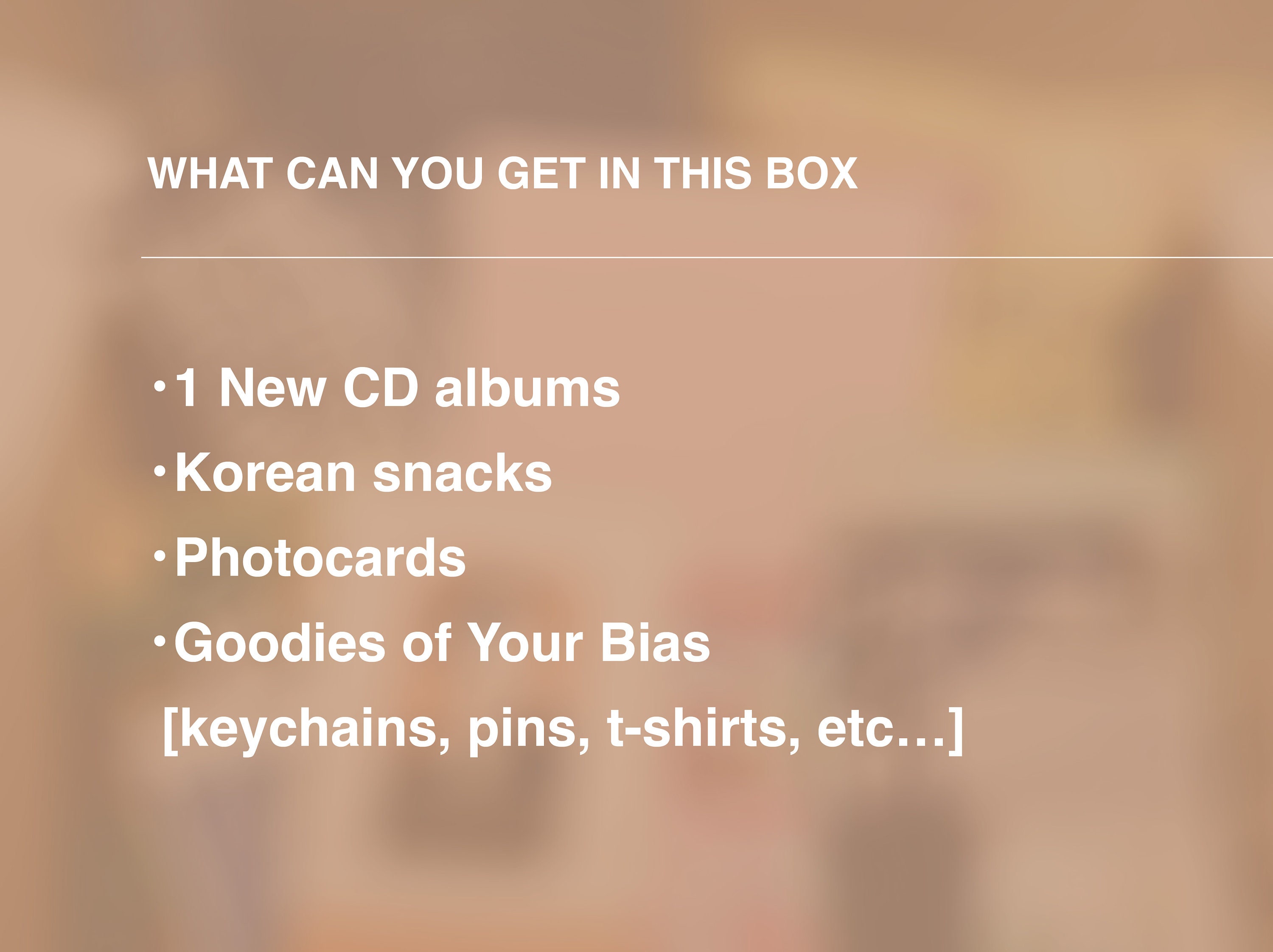 KPOP Album Mystery Box - Includes 1 Album + Kpop Goods - Etsy