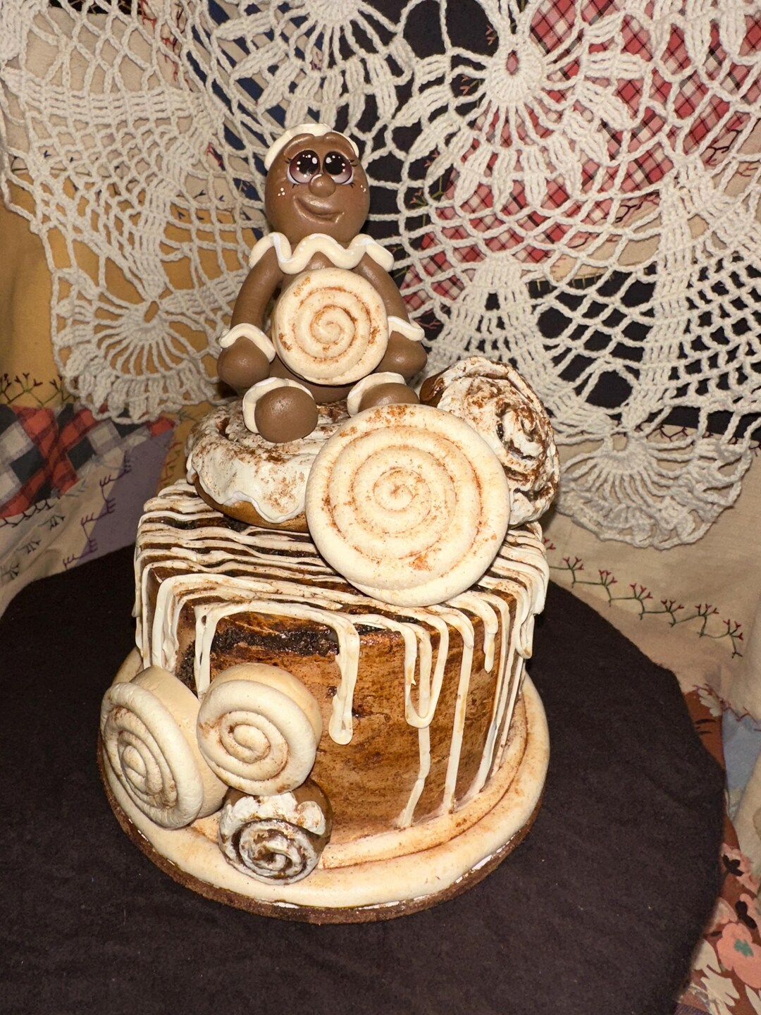 Cinnamon Roll Gingie Fake Cake - Etsy