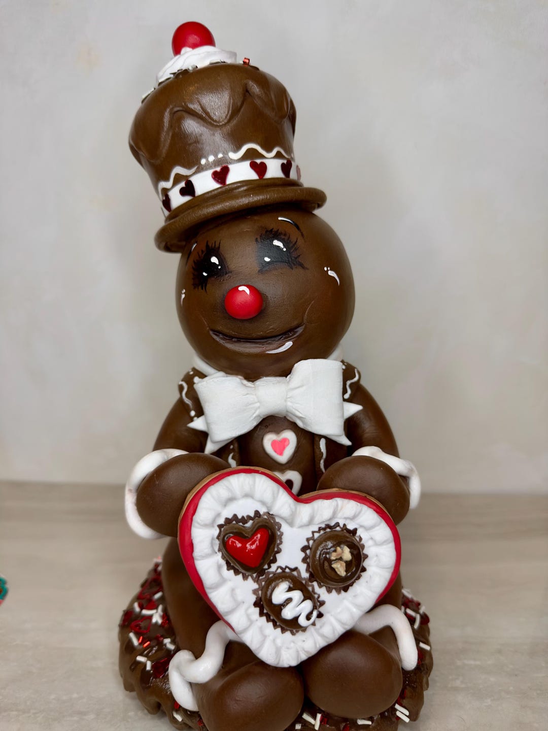 Faux Chocolate “mr. Lover” Gingy Foam Clay Sculpture - Etsy