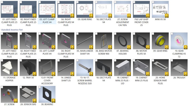 Mini Plastic Injection Molding Machine Design Plan - Etsy