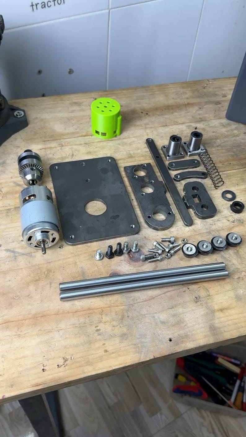 Mini Bench Drill Drawing Plan to DIY - Etsy