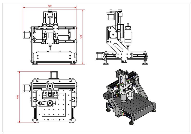 DIY Mini CNC Machine Milling Auluminum - Etsy