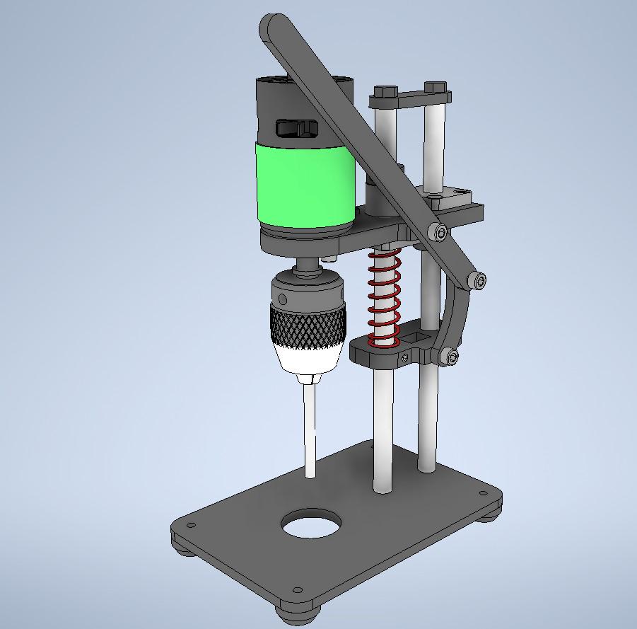 Mini Bench Drill Drawing Plan to DIY - Etsy